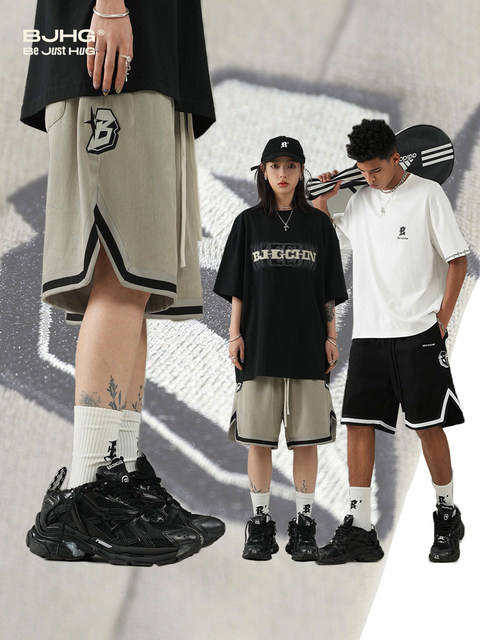 BJHG is indecisive American high street sports basketball shorts summer ...