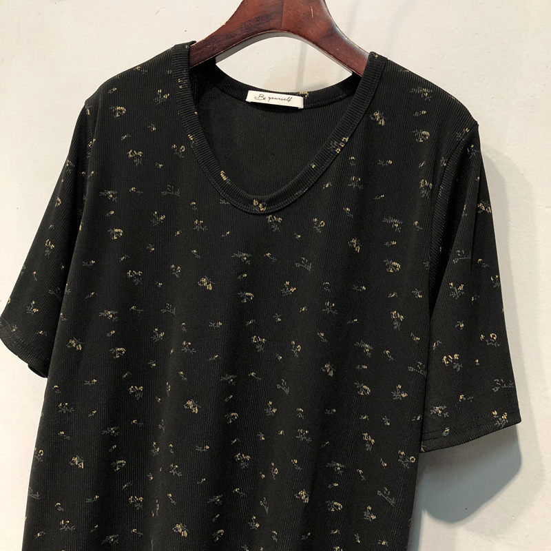 2024 summer wear Korean ulzzang new whole piece small floral loose ...