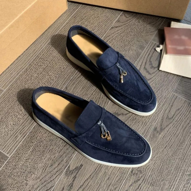 L Pure original soft bottom comfort Lefo shoes single shoes, one pedal ...