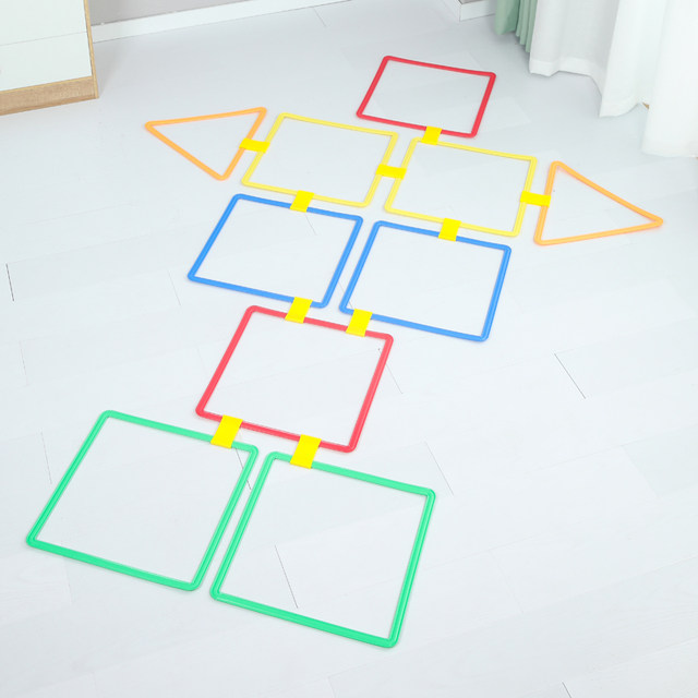 Children's sports equipment hopscotch lattice circle sensory training ...