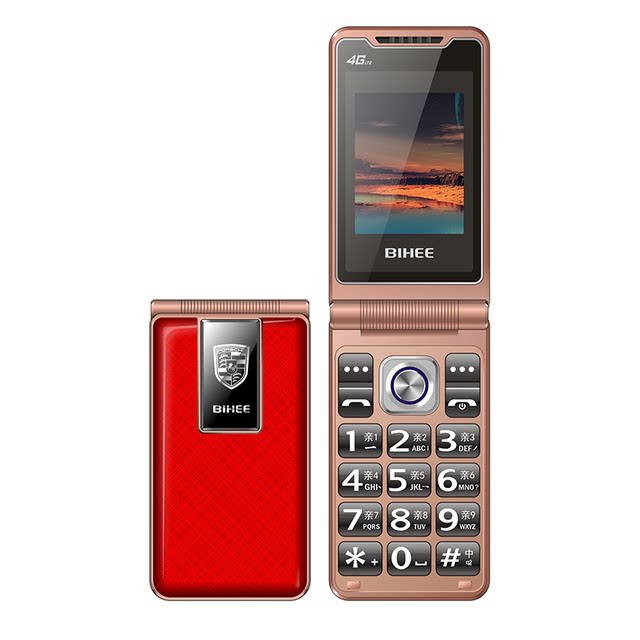 Lily 4G Full Netcom flip phone for the elderly Volte Telecom Mobile ...