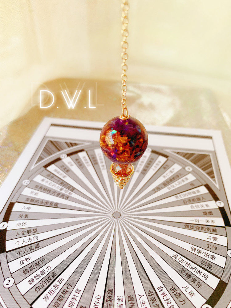 Wishing Spirit Bing Crystal Necklace Natural Amethyst Resin Metal Wish ...