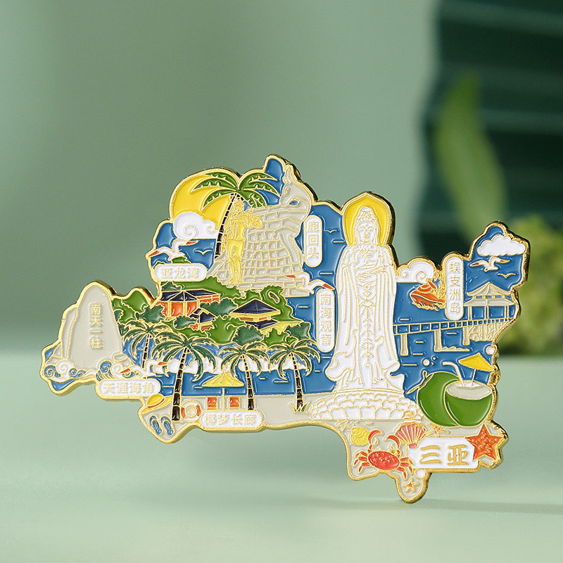 City travel refrigerator magnet customized Dalian Harbin Nanjing ...