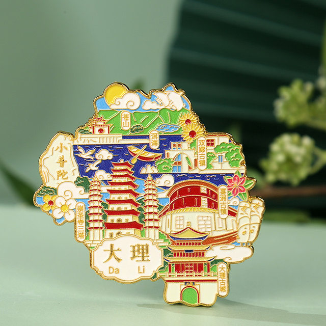 City travel refrigerator magnet customized Dalian Harbin Nanjing ...
