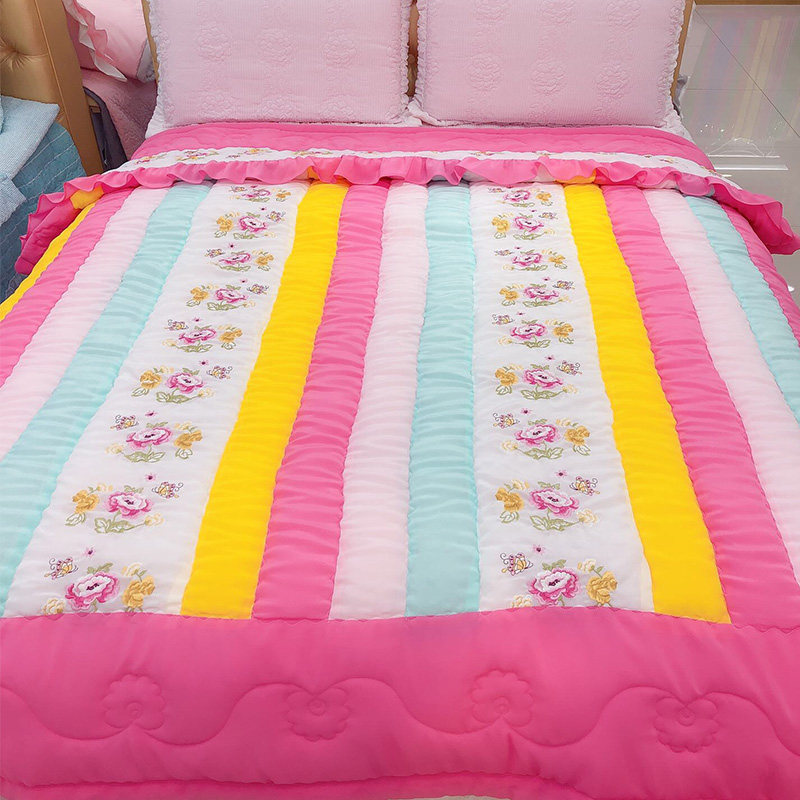 Korean-Style Folk Summer Quilt - Washable Double Korean Traditional ...