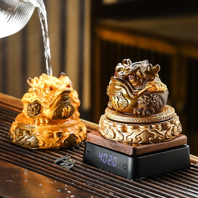 High -grade tea to play golden toad tea pets can grow color -changing ...