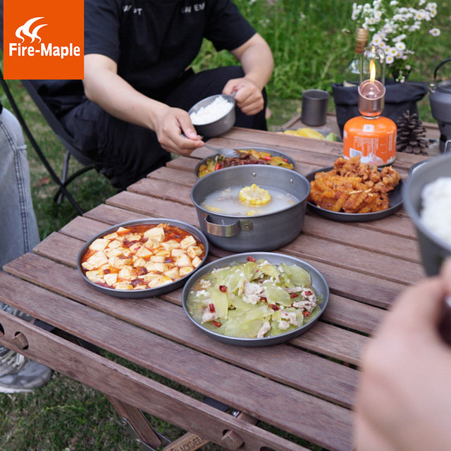 Fire maple outdoor portable picnic tableware camping bowls and soup ...