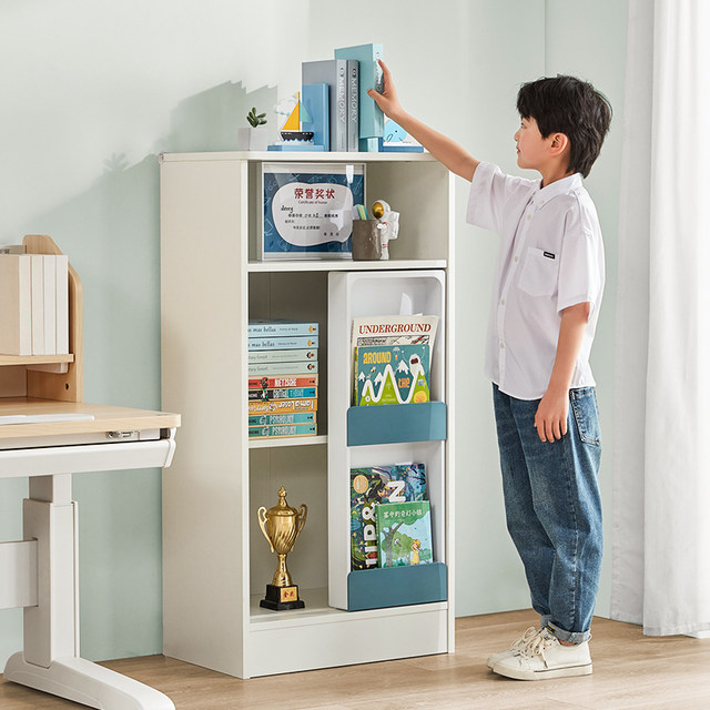 Child-protecting children's bookcase storage rack modern simple Nordic ...