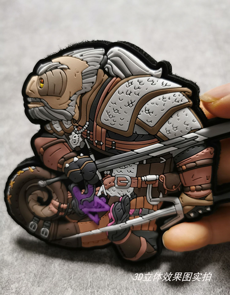 German TacOpsGear Witcher Geralt Chameleon Morale Badge Velcro Badge ...