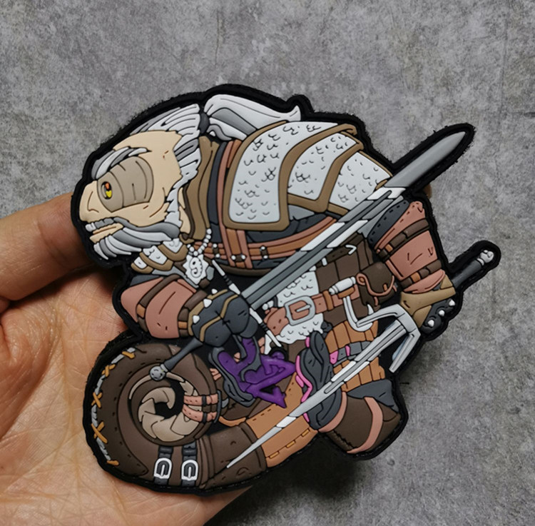 German TacOpsGear Witcher Geralt Chameleon Morale Badge Velcro Badge ...