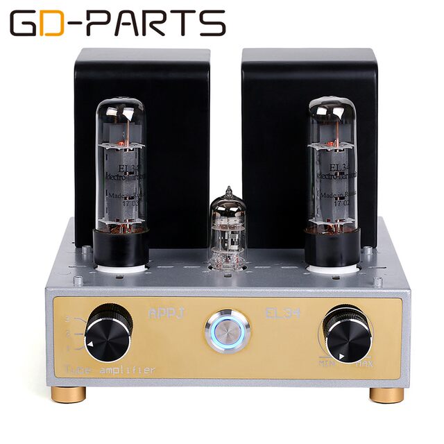 APPJ single-ended Class A EL34 amplifier HIFI fever mini tube amplifier ...