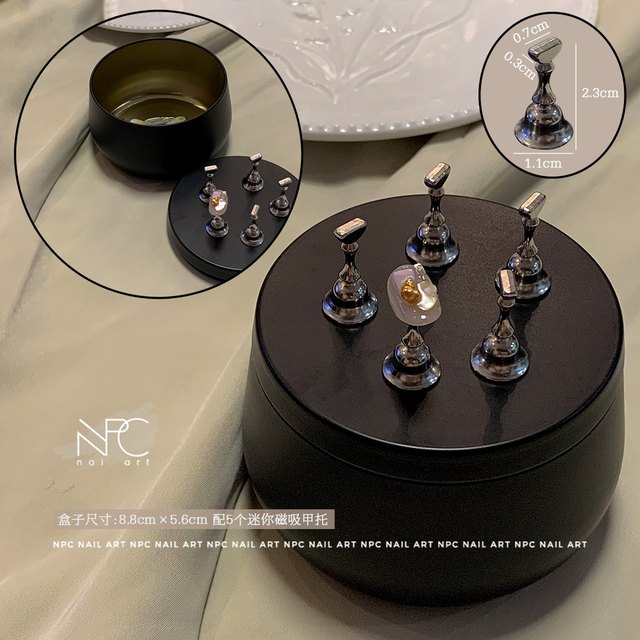 NPC manicure nail art nail storage tank mini narrow practice base ...