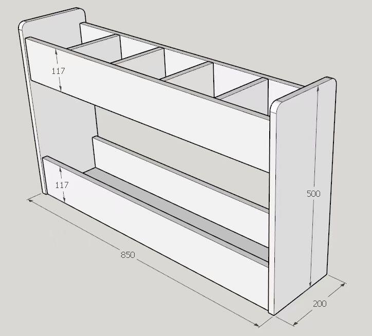 Wooden Yoga Mat Storage Rack - Modern Minimalist