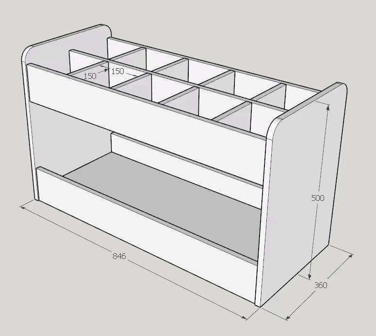 Wooden Yoga Mat Storage Rack - Modern Minimalist