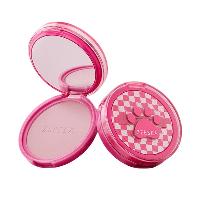 Zeesea Cute Cat Velvet Mist Powder Makeup Setting Long-lasting Oil Control Non-removing Makeup ...