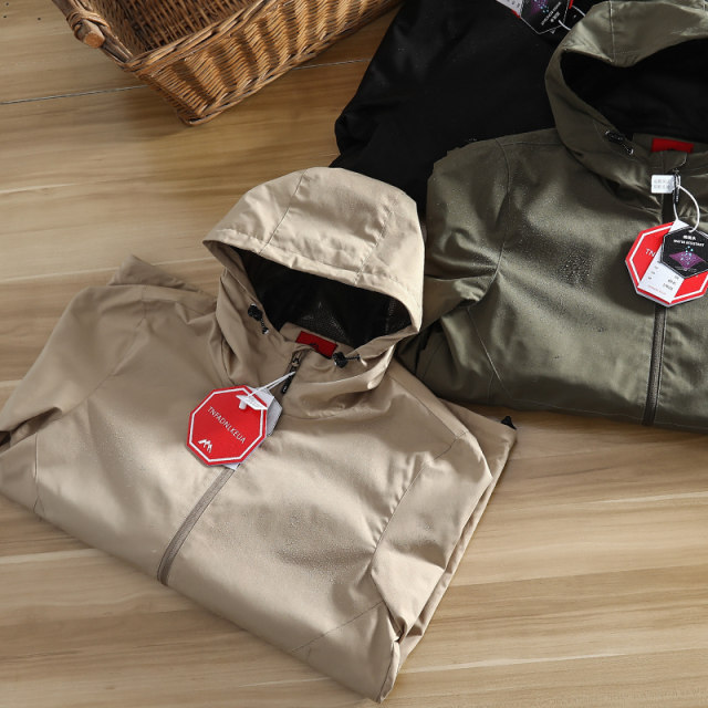 Outdoor functional wind windproof and water repellent spring and autumn ...