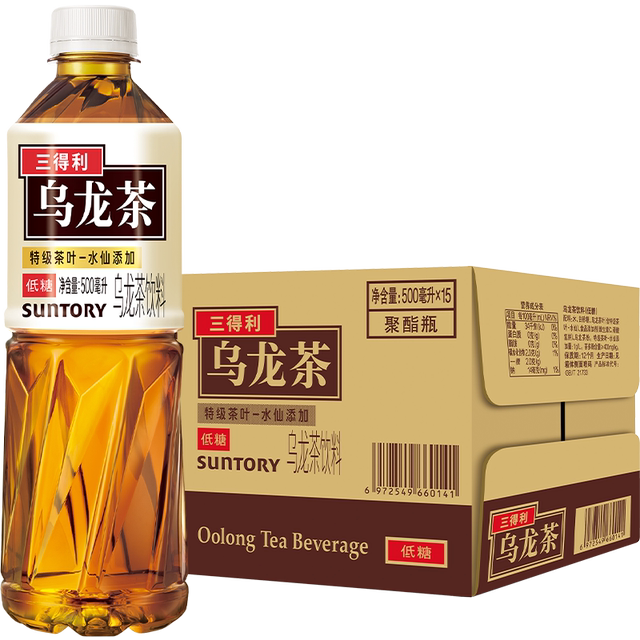SUNTORY/ Suntory oolong tea beverage low-sugar beverage whole box 500ml ...
