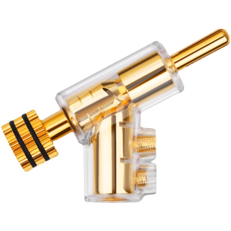 Audiosost Qs Banana Plug Speaker Connector - Rhodium-Plated Gold ...