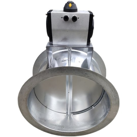 Galvanized Pneumatic Valve for Air Duct - Stainless Steel Air Volume ...