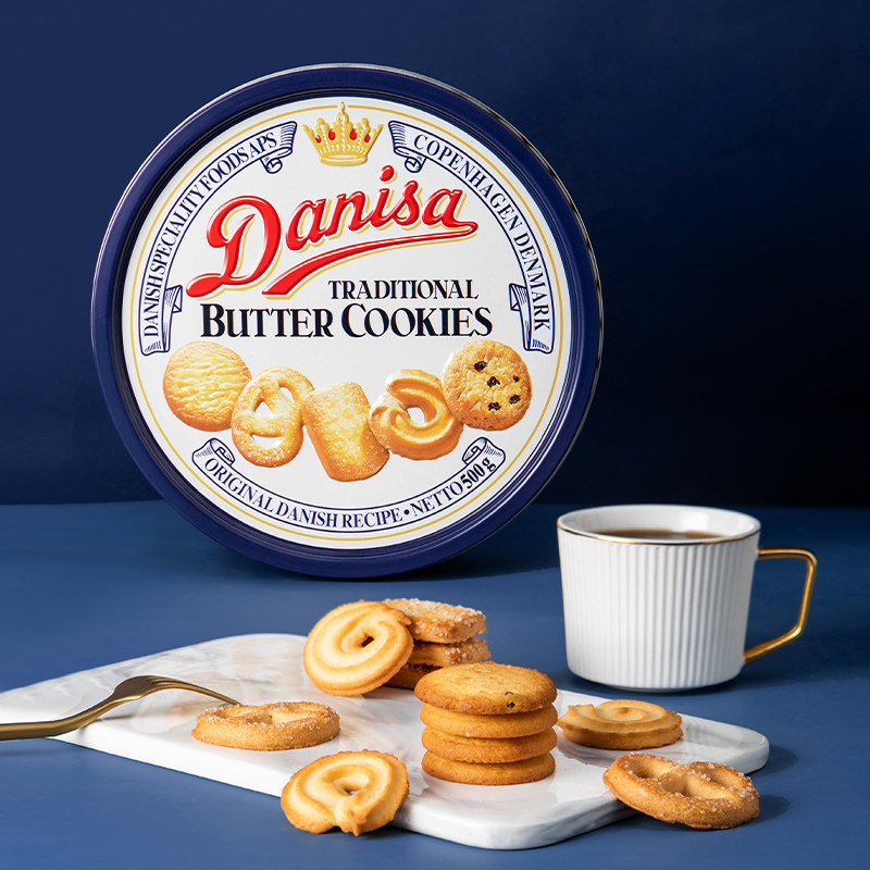 Crown snack cookies 500g*1 box + 72g*1 box imported Mid-Autumn Festival ...