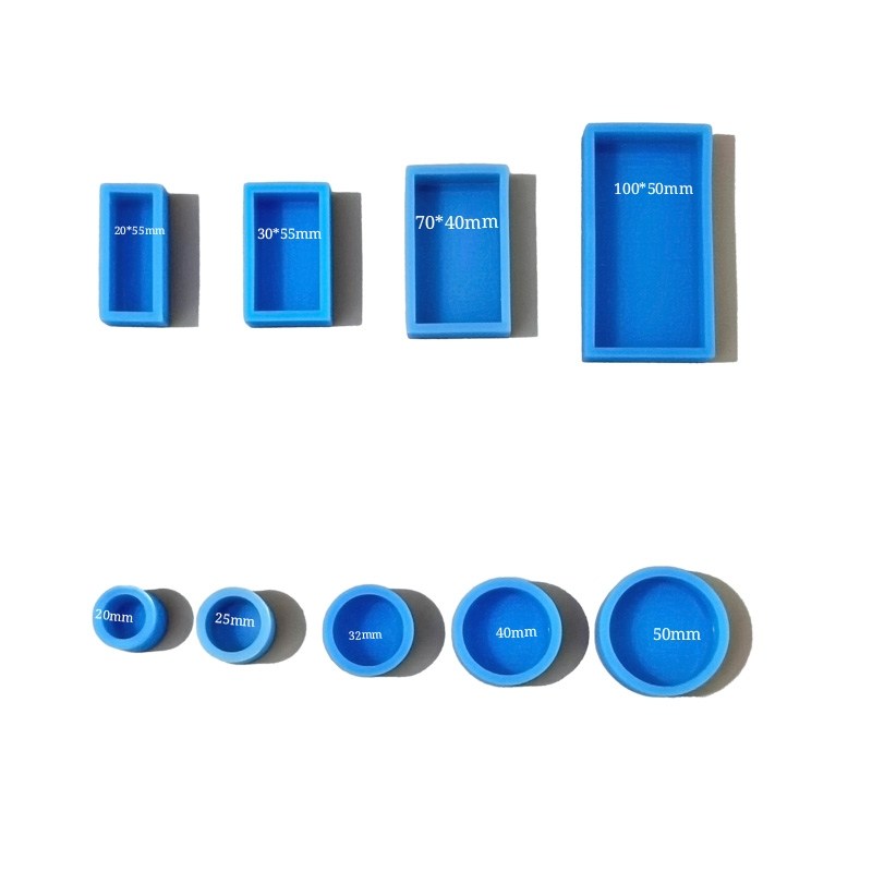 Silicone Embedding Mold - Round/Square - Metallographic Sample Mold