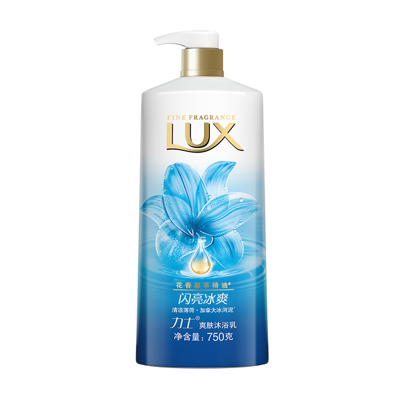 Sprchový gel lux lux shiny icy essential oil 750g