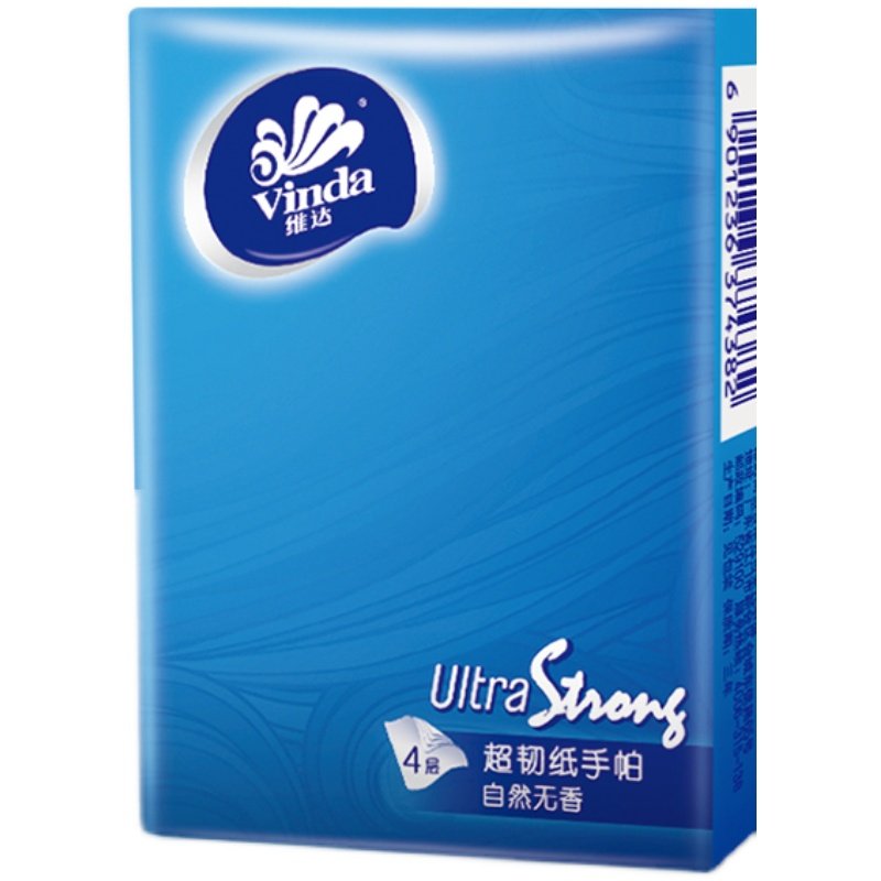 Vida Ultra-Tough 4-Layer Handkerchief Paper Towels - 12 Packs