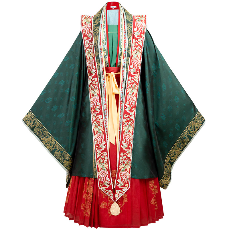 Song Dynasty Hanfu Women's Wedding Dress - Authentic Han Tang Zijin ...