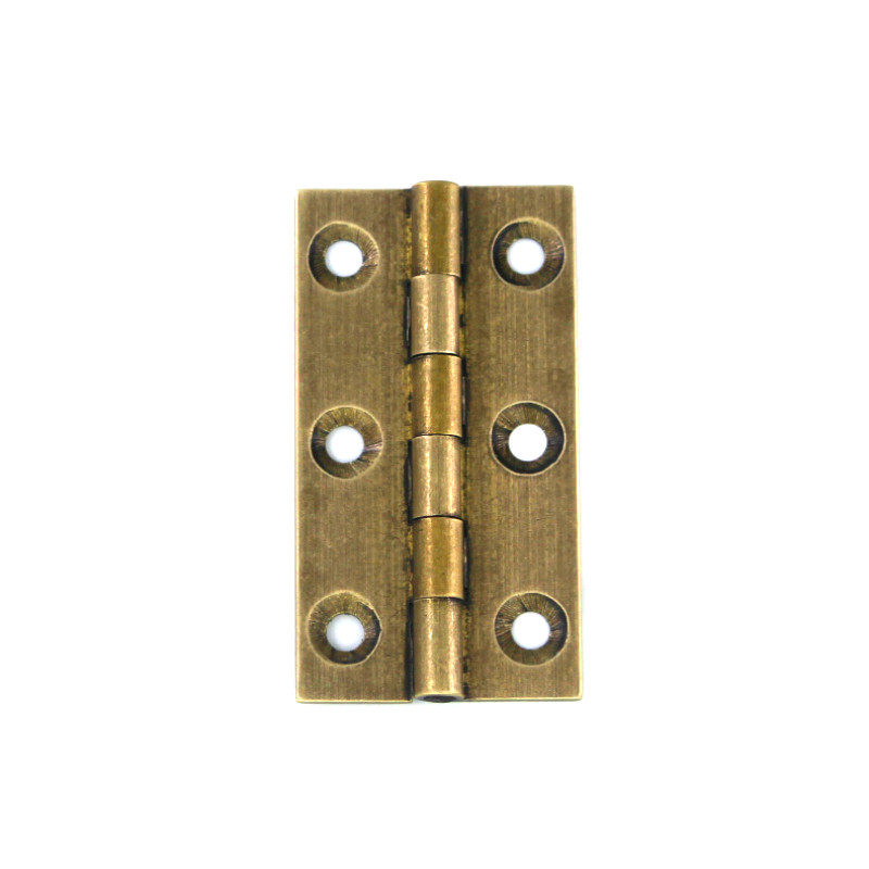 Chinese Antique Pure Copper Wooden Door Hinge - Concealed Folding ...