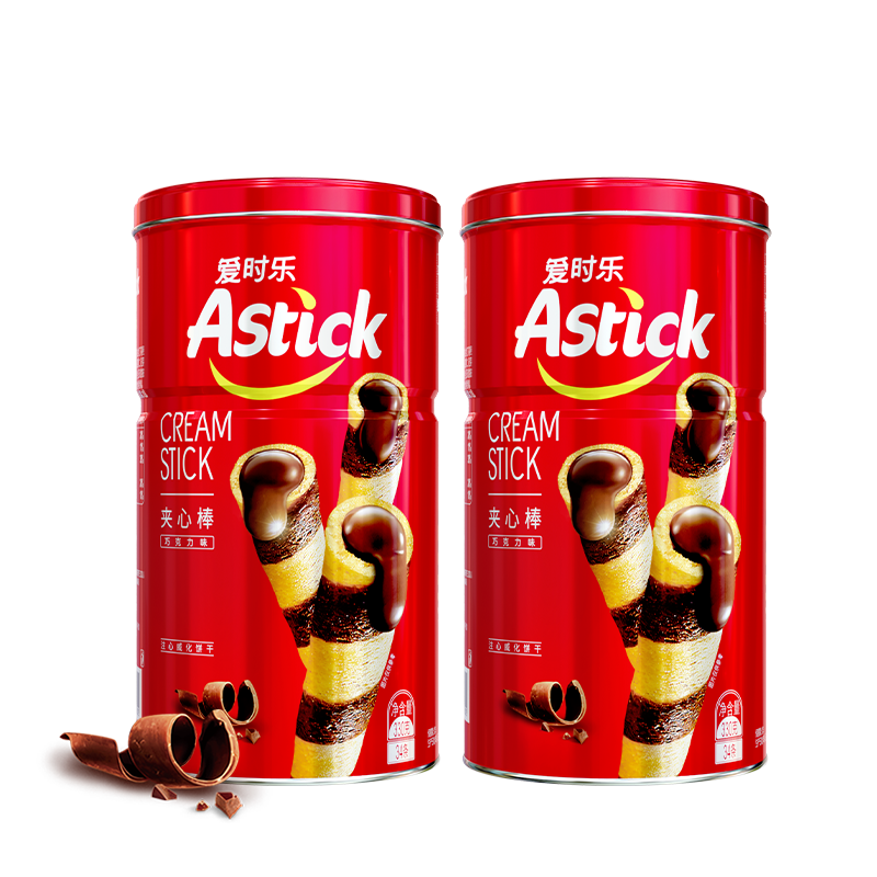 Astick Aishile Egg Roll Cookies Chocolate 660g (330g x 2)