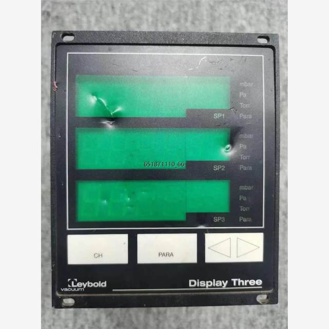 LEYBOLD Display Two dual vacuu