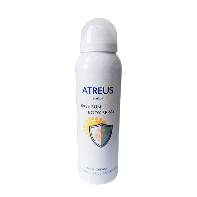 Thailand atreus milk sunscreen spray spf50 high power oil-free body ...
