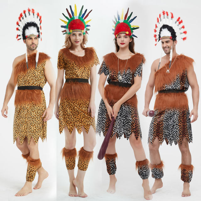 Savage costumes, African drum costumes, indigenous costumes, primitive ...