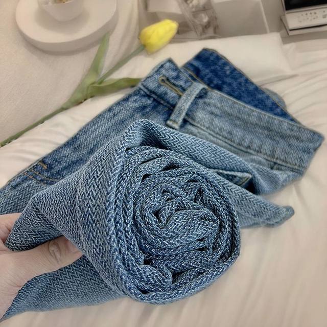 Star pattern narrow straight pants jeans for women in summer new large ...