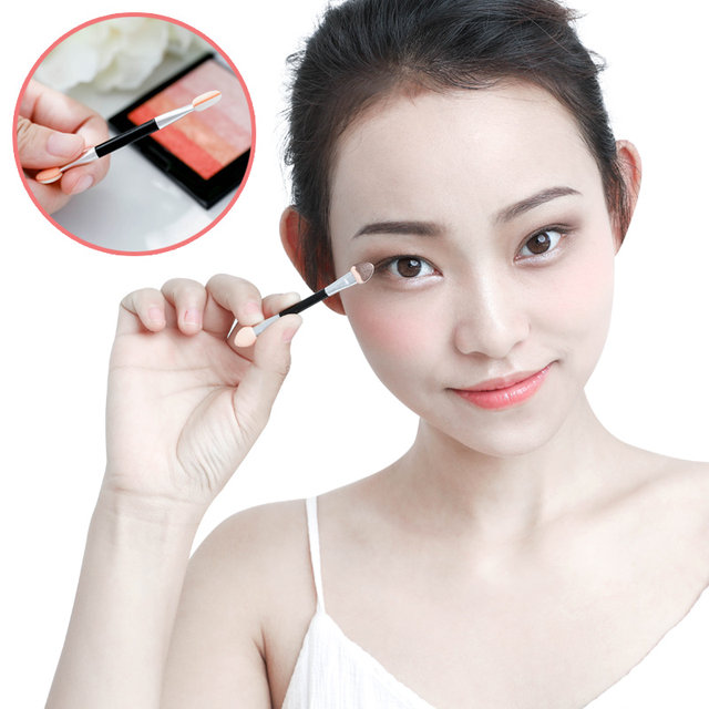 Goody double-headed eyeshadow stick disposable eyeshadow brush sponge ...