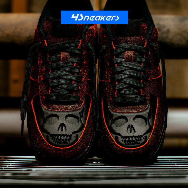 NikeairForce1lowaf1 Air Force No. 1 Halloween Bluster Boom Board Shoes ...