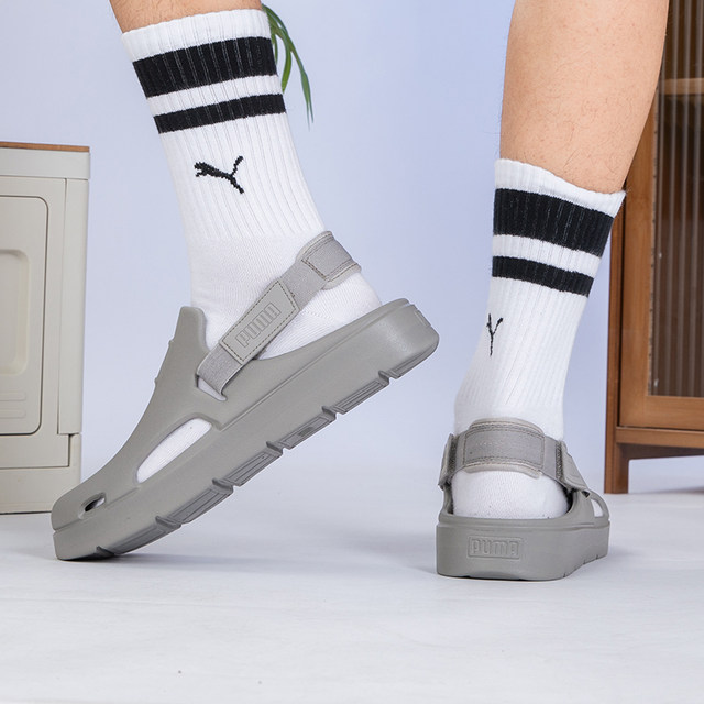 Puma Puma slippers for men and women, official new Crocs shoes, couples ...