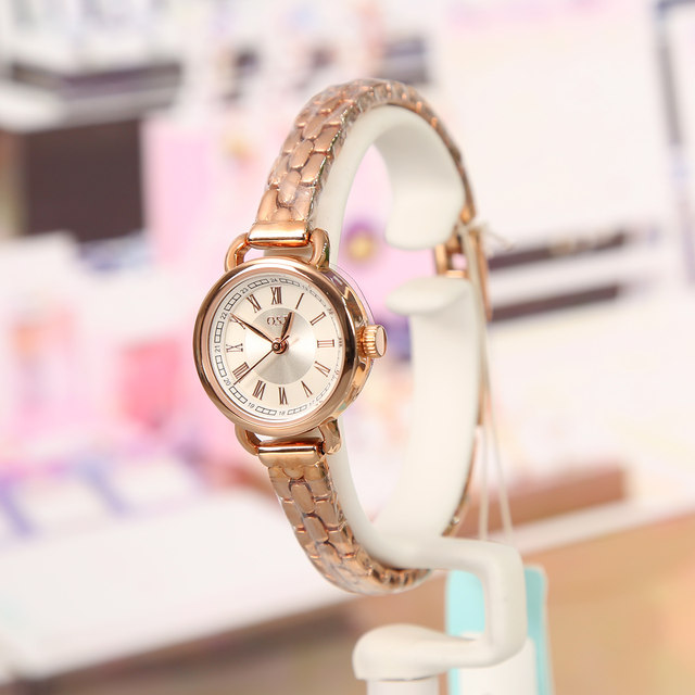 Special Korean OST watch for women, light luxury small gold watch, art ...