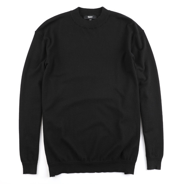 New autumn and winter thin solid color large fat plus fat plus size men ...