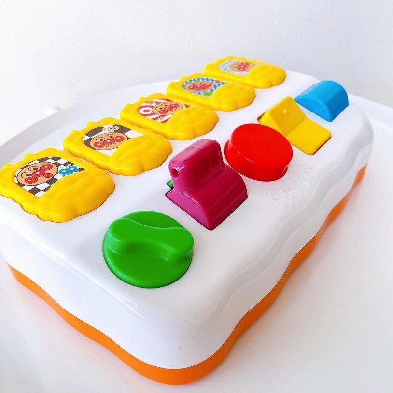 Baby Finger Exercise Puzzle Toy - Japanese Bread Superman Button Box