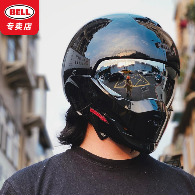 American BELL retro helmet BROOZER warrior motorcycle full helmet ...