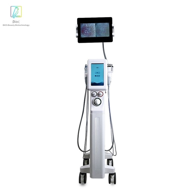 Newefies X600V skin rejuvenation visualization of large bubbles and ...