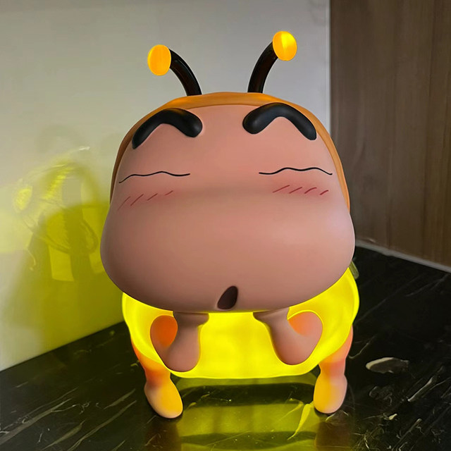 Crayon Shin-chan Bee Night Light Ornament Table Lamp Luminous Handheld ...
