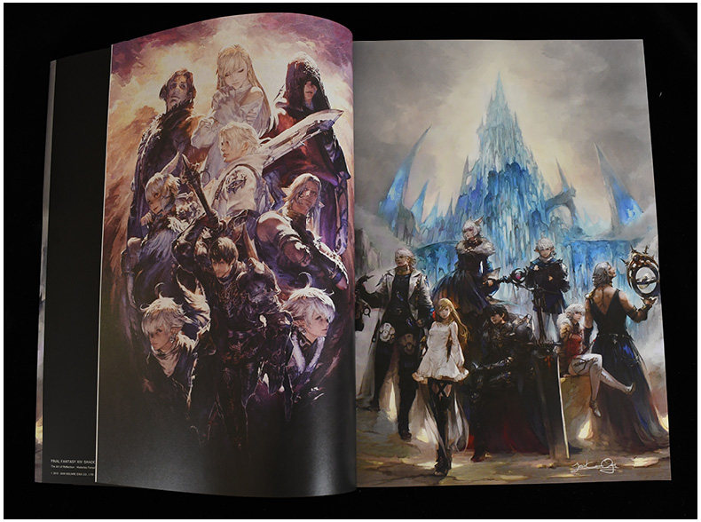 Final fantasy xiv shadowbringers art of reflection resmi sanat kitabı