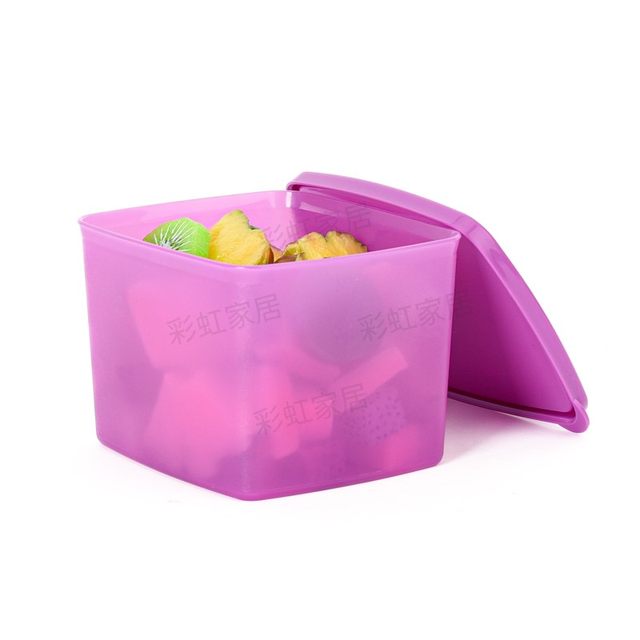 Tupperware 800ML square fruit and vegetable refrigerated storage box ...