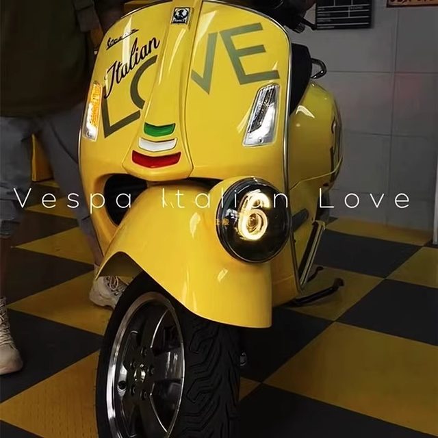 Piaggio VESPA modified Yueyi factory GTV300 headlight LED non ...