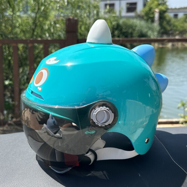 3C certified children's electric vehicle helmet boys and girls parent ...