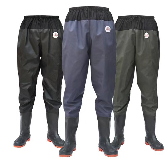 Water pants reservoir rain shoes with rain shoes waterproof clothes ...
