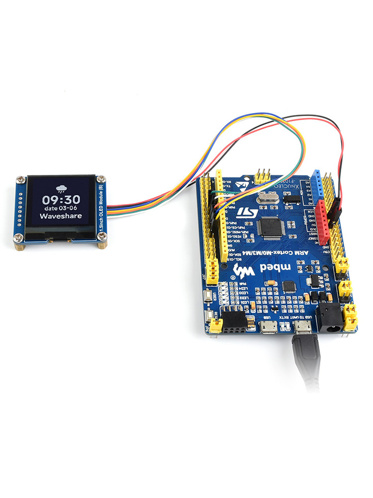 Weixue 1,5-Zoll OLED Schwarz-Weiß-Displaymodul für Raspberry Pi, SH1107 ...