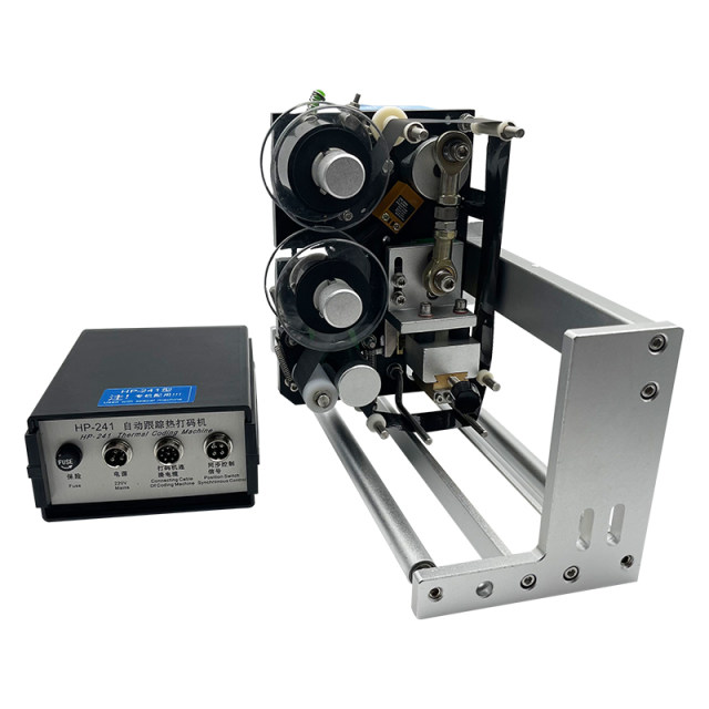 Production date coding machine HP241g automatic ribbon coding food ...